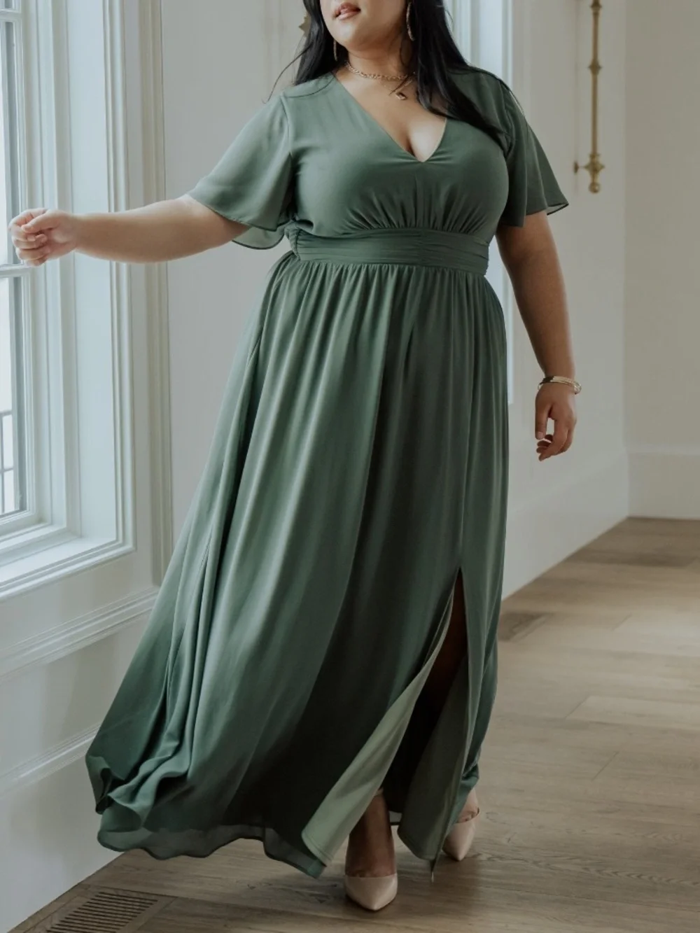Baltic Born | Dresses | Baltic Born Ramona Maxi Dress Dark Sage Size Mm ...